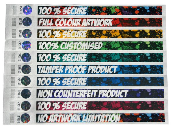 Security Features - Wristbands